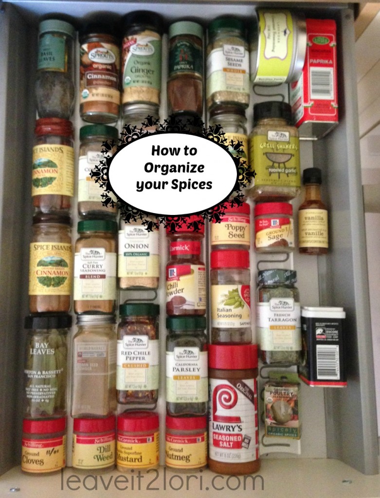 Organize Your Spices to Simplify Cooking - Leave It 2 Lori & Roz